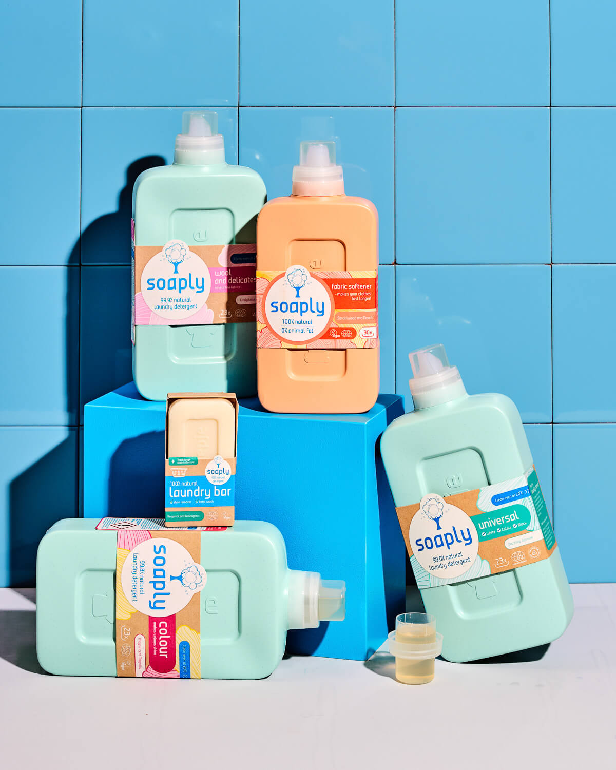 Soaply: natural laundry detergent, shower gel, shampoo & hand soap